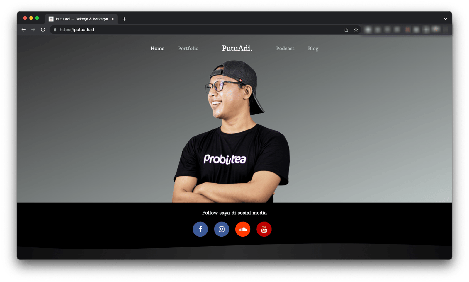 Putu Adi — Bekerja & Berkarya